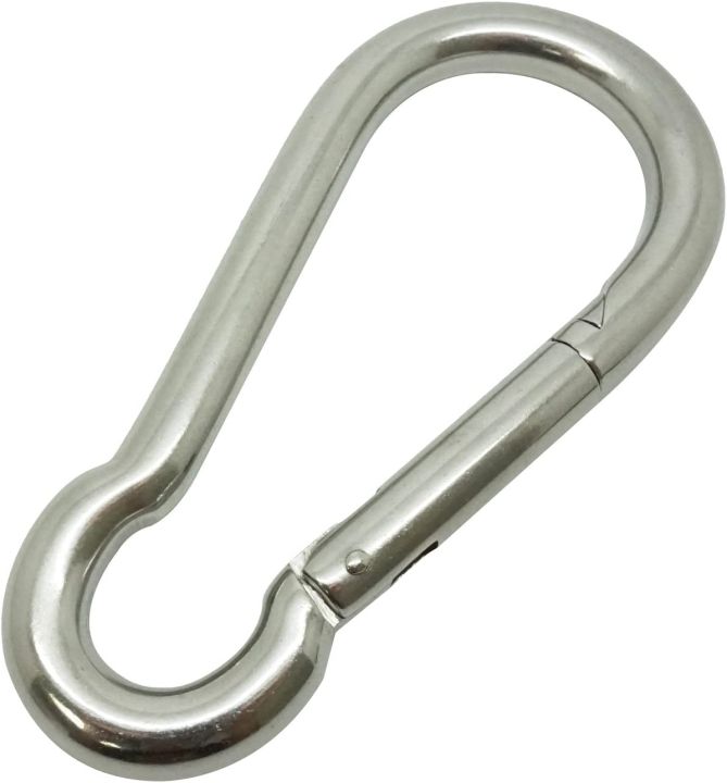 Stainless Steel Carabiner Spring Snap Link, Tricep Rope Attachment 1 ...
