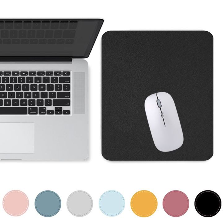 Ultra Soft Anti-slip Home Office Laptop Computer Mouse Pad PU Leather ...