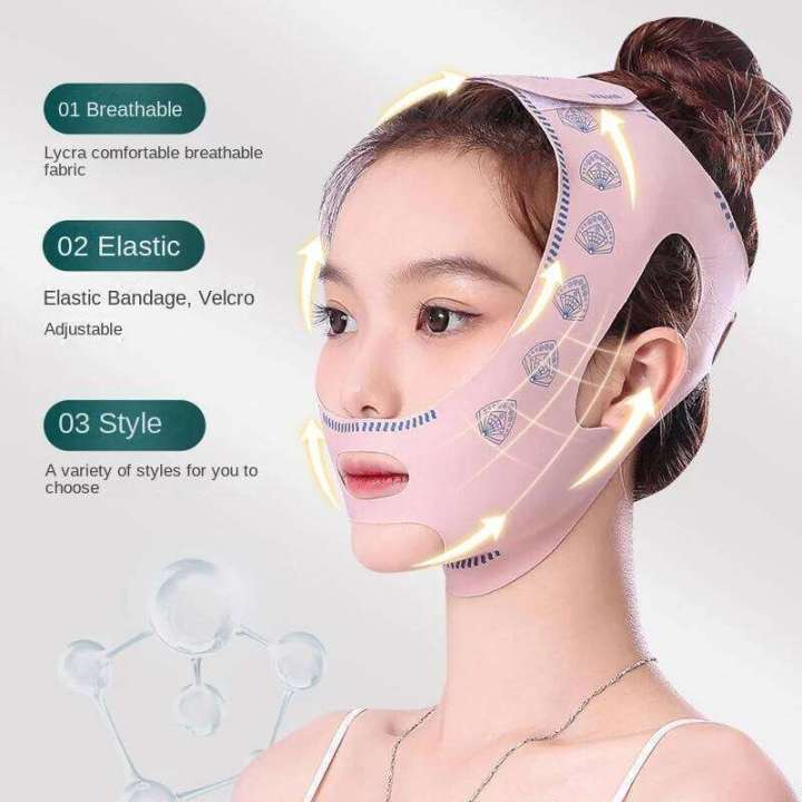 Face slimming bandage v face tighten nasolabial folds double chin to ...