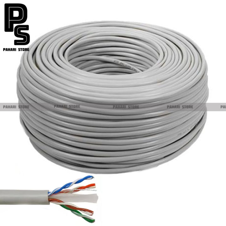 50 Meter Microsmart Cat6 Lan Cable - CAT6e Ethernet Cable 50M With Rj45 ...