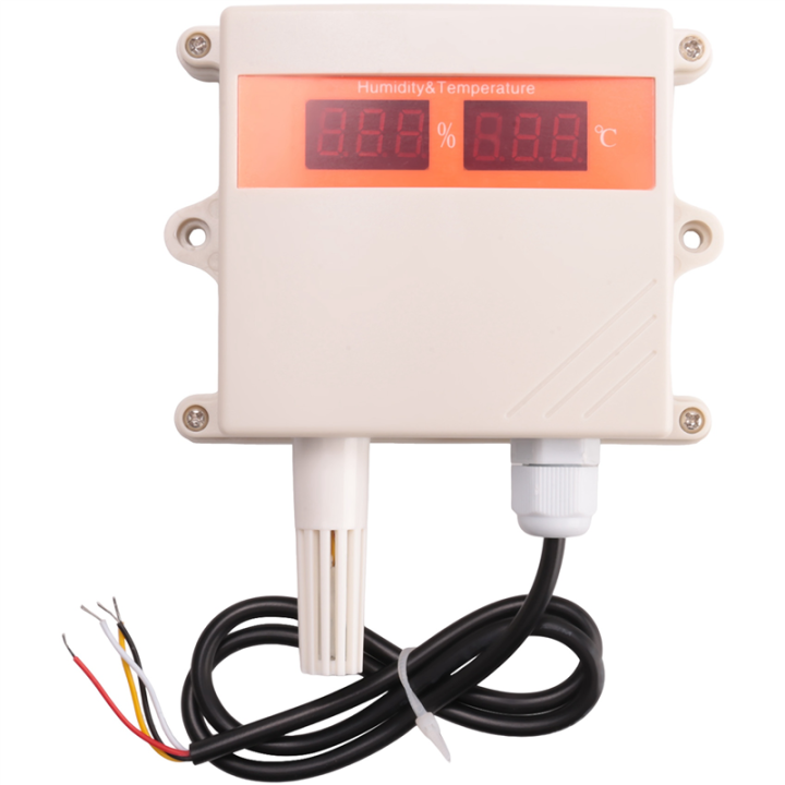 RS485 Temperature and Humidity Sensor Waterproof LED Display (C ...