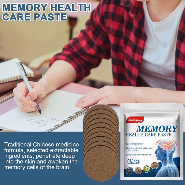 60 pcs /1 packet Memory Enhancement Patch Solution Treatment Effective ...