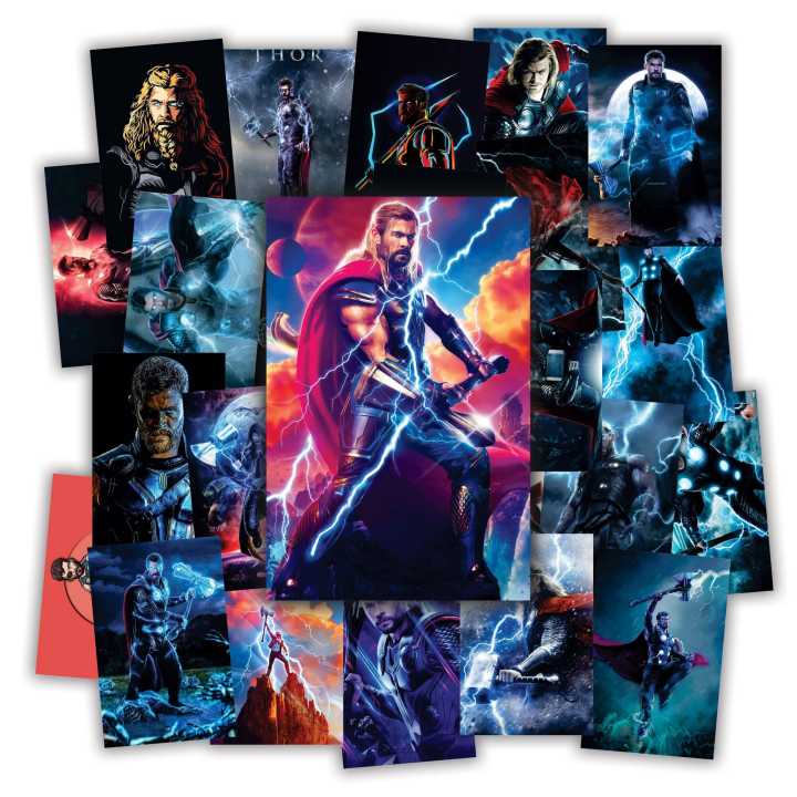 KYVOR Thor Collectible Sticker Pack of 25pcs (10cm x 15cm) | Daraz.com.np