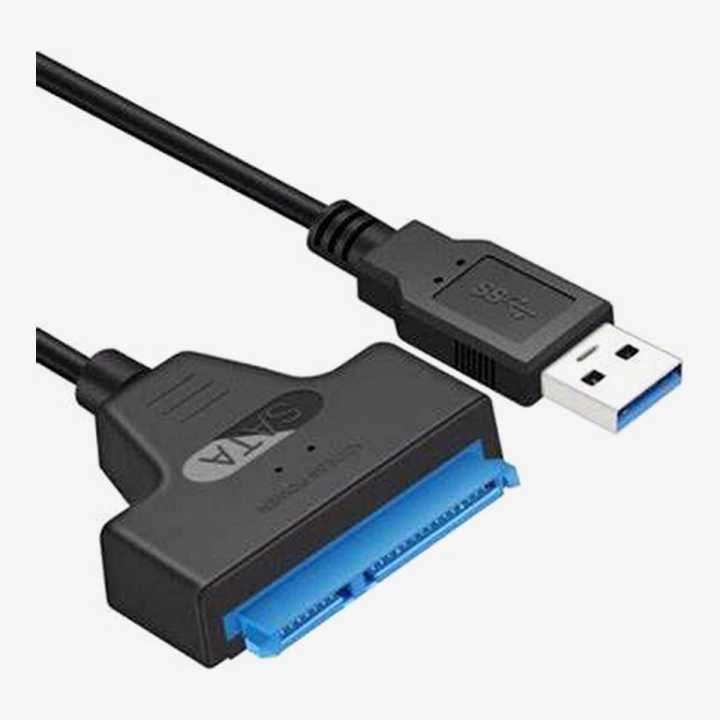 USB 3.0 to SATA 22P 2.5" Hard Disk Driver Adapter with USB Cable ...
