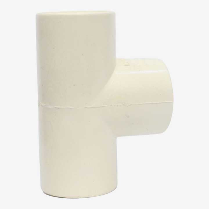 Cream Color Pvc Tee Socket 1 | Daraz.com.np