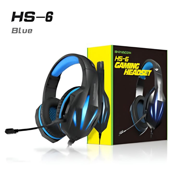 HS-6 Professional HD Esports Gaming Headset | Daraz.com.np
