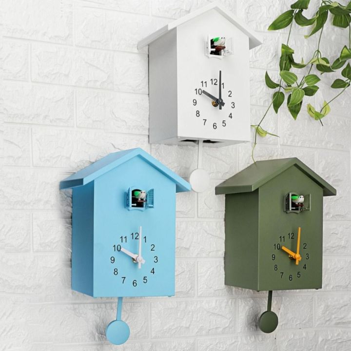Modern Design With Clock Pendulum Cuckoo Wall Clock Accurate Plastic ...