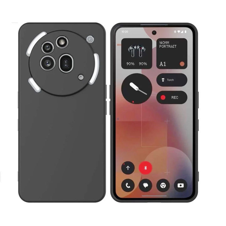 Back Cover for Nothing Phone 3A Pro 5G | Slim Silicone with Soft Lining ...