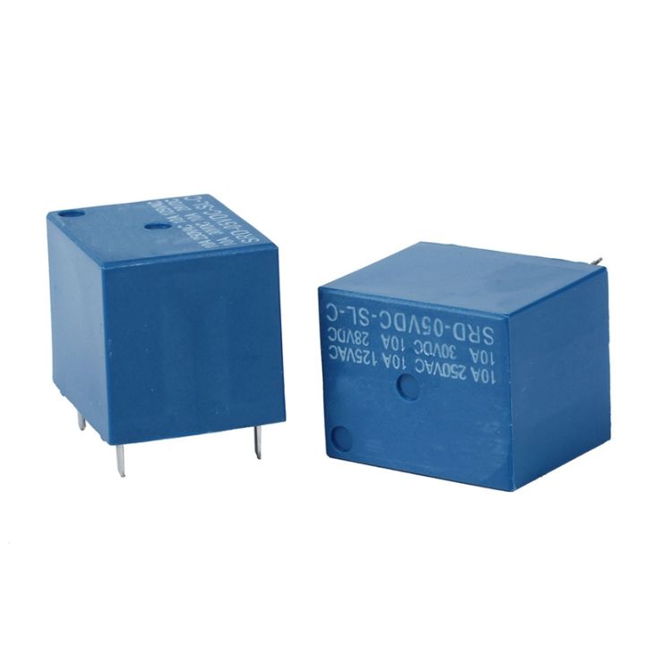 5 Piece 5V DC Power Relay PCB Type Power Relay & 50x 6X6X5mm 4-Pin DIP ...