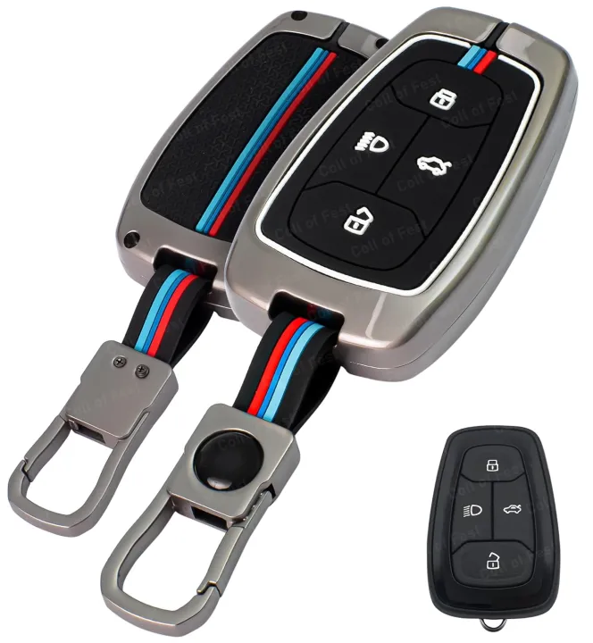 Premium Metal Key Cover Compatible with Tata Harrier | Safari | Nexon ...