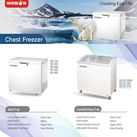 Webor 308ltr Chest Freezer | Daraz.com.np