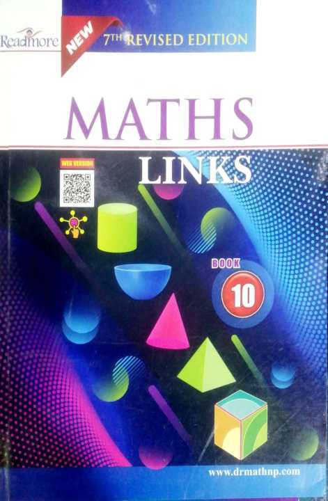 Readmore Maths Link For Book 10 By Dr. Simkhada | Daraz.com.np