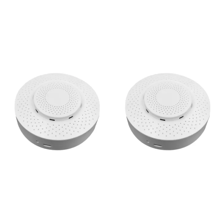 2X Zigbee/Tuya WIFI Smart Air Box Carbon Dioxide Detector CO2 Gas ...