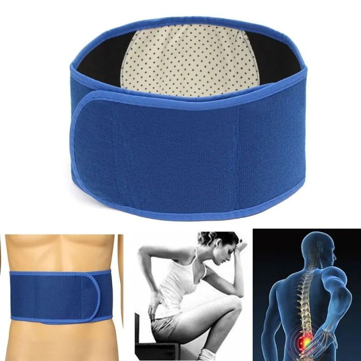 New Fabric Magnetic Waist Belt Adjustable Pain Relief Therapy Back ...