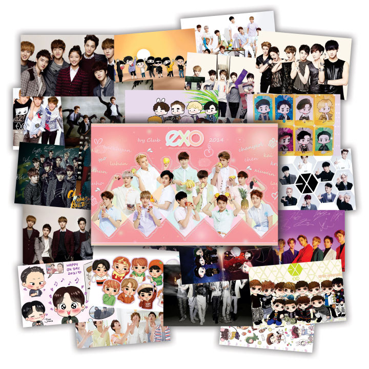 KYVOR EXO Kpop Collectible Lomocard Pack of 25pcs | Daraz.com.np