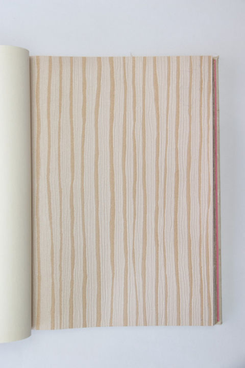 Cream/Golden Beautiful Lining Design Embossed PVC Wallpaper | Daraz.com.np