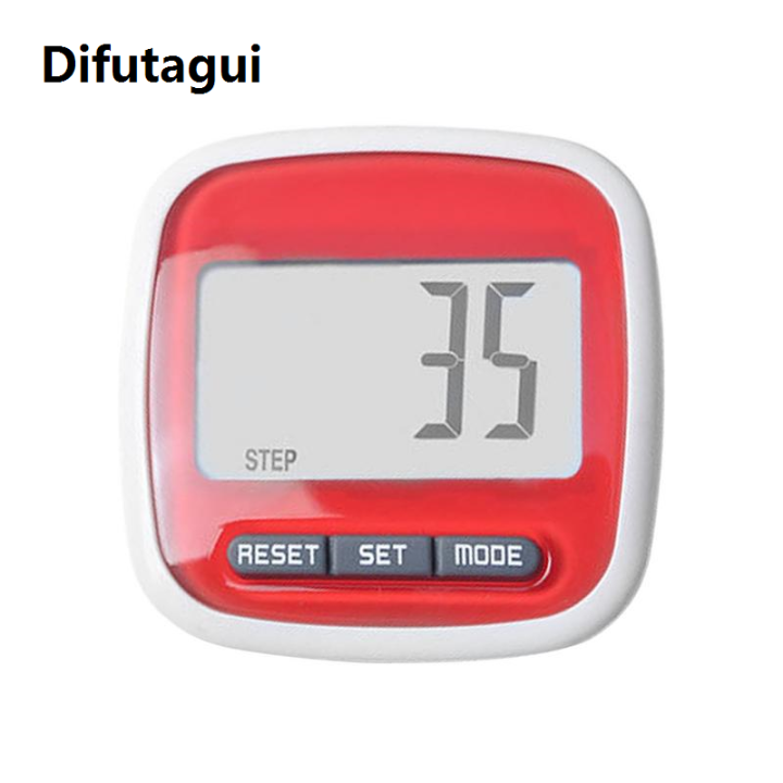 Difutagui Portable LCD Pedometer For Walking Running Jogging Training ...