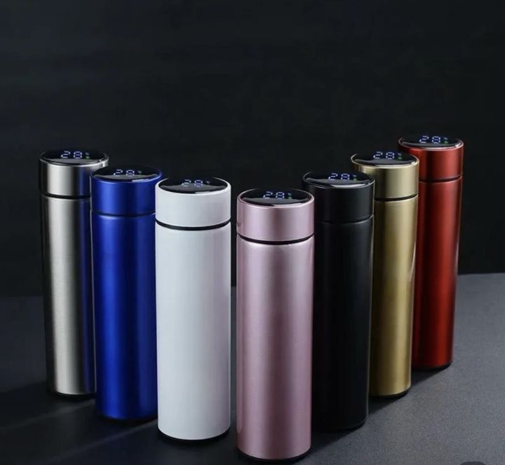 Hot & Cold Thermos Bottle With Temperature Display Indicator ...