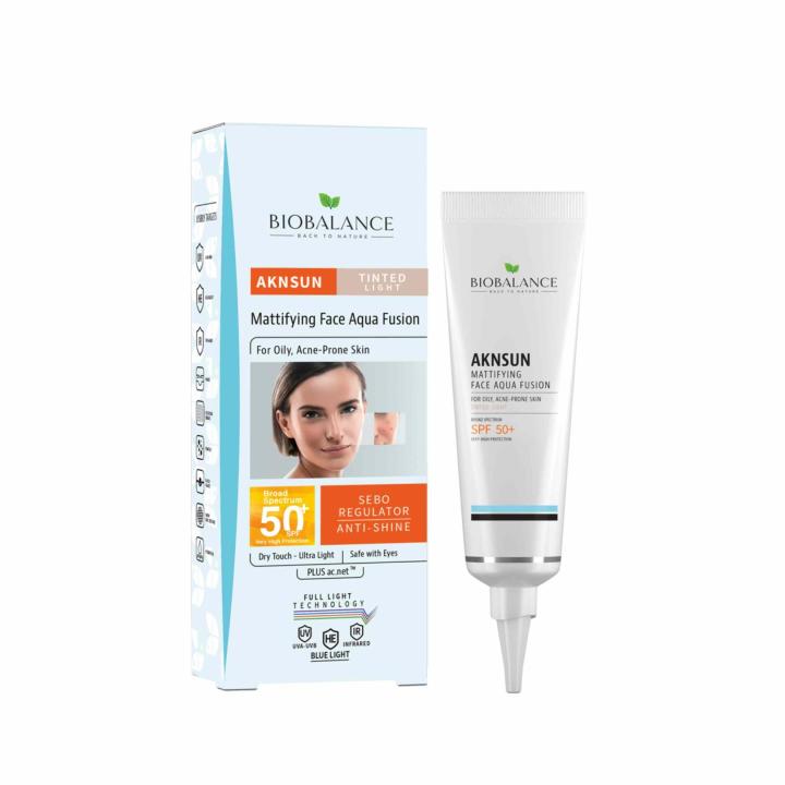 Biobalance AKNSUN Mattifying Face Aqua Fusion SPF 50+ 40ml By Mishisa ...