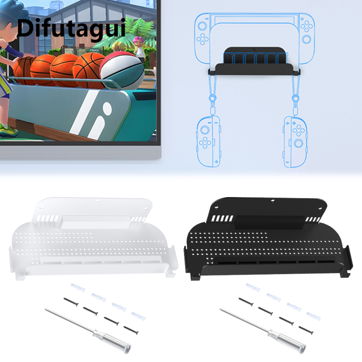 Difutagui Wall Mount Host Stand for Nintendo for Switch 2 Hanging Wall ...