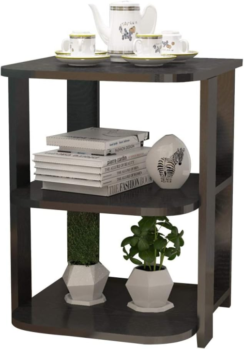 Small Sofa Side Table , Multi-Tier Storage Tea Coffee Table Modern ...