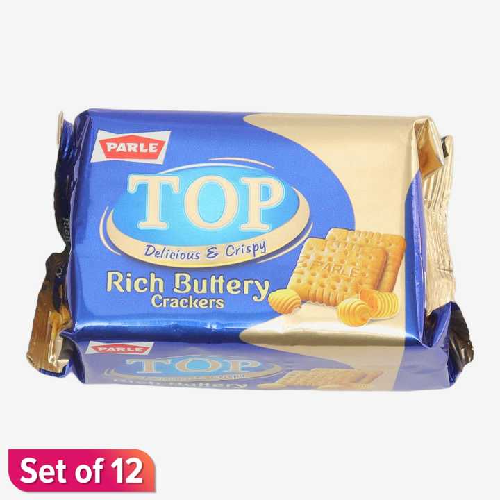 Parle Top Delicious And Crispy, Rich Buttery Crackers 900g (Pack Of 12 ...