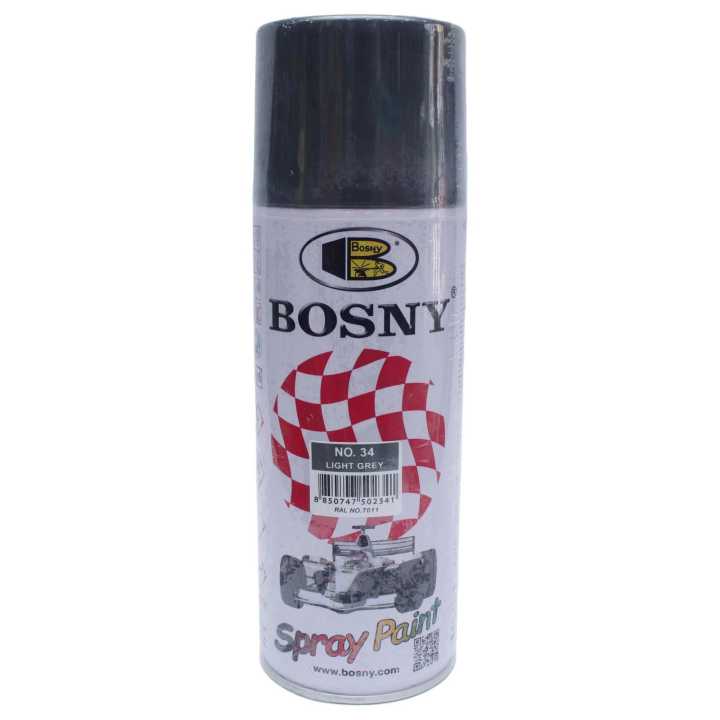 Bosny Spray Paint, 300g, Light Grey | Daraz.com.np