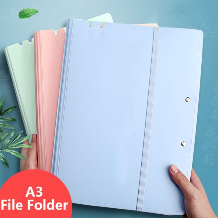 High Quality Strap Design A3 File Folder Multifunction Exam Paper ...
