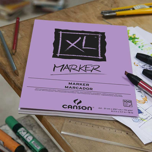 Canson XL Marker Pad A4, 70 GSM 100 Extra Smooth Sheets | Daraz.com.np