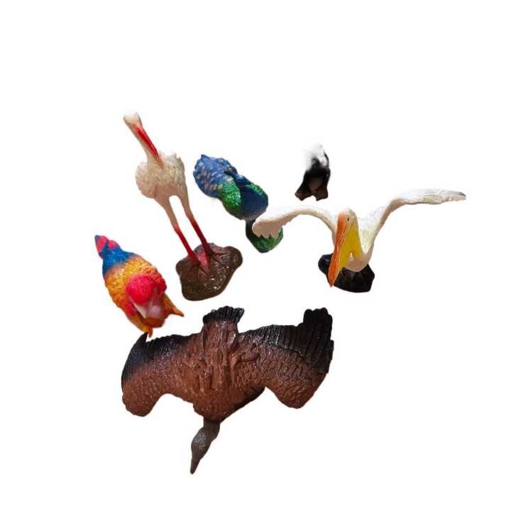 Simulation Birds Models Plastic Figurines Birds For Kids Toy | Daraz.com.np