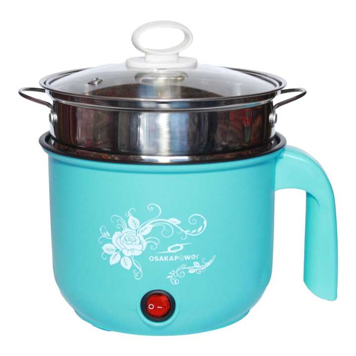 Blue Color Multipurpose Electric Multi Cooking Pot 1.8 Litre All-In-One ...