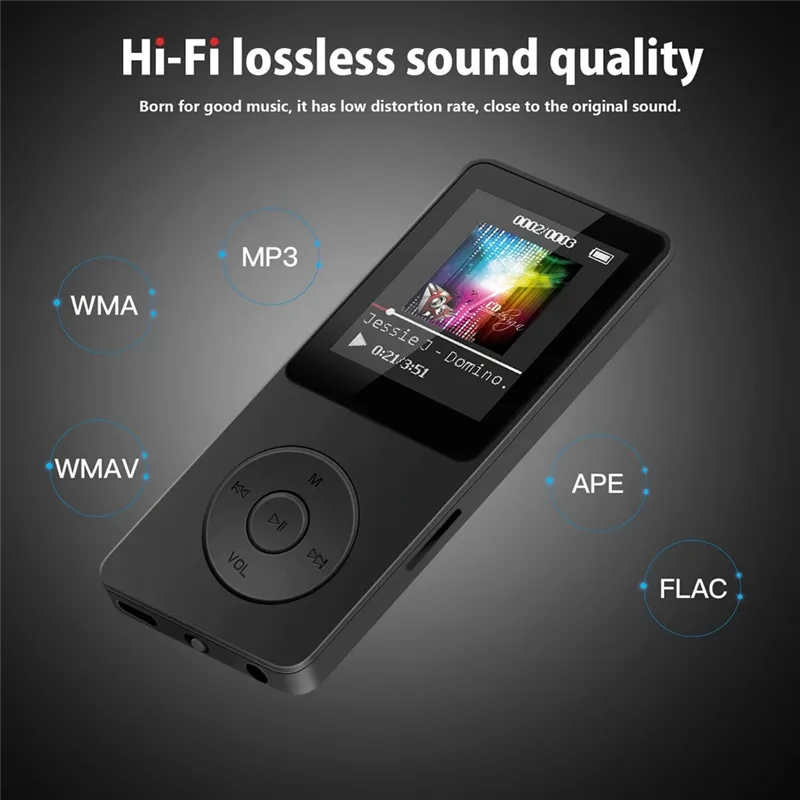 MP4 MP3 Bluetooth Player Mini Walkman Student 1.8 Inches Screen 64G ...