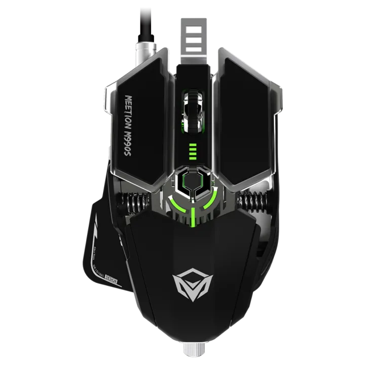 Meetion M990S Transformers Style RGB Programmable Gaming Mouse Black ...