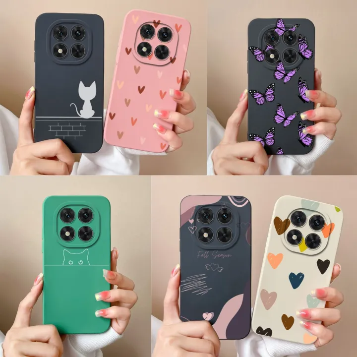 For Xiaomi Redmi Note 14 Pro Plus Case Fashion Soft Liquid Silicone ...