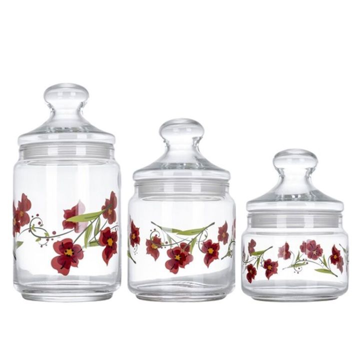 Luminarc Splash Pot Club- 3 Pcs Set | Daraz.com.np