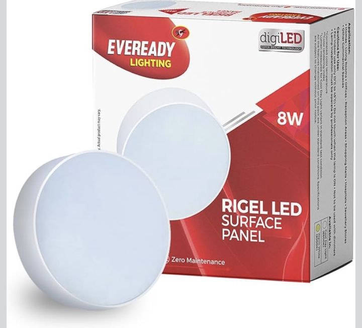 Product Name: Surface Light Power: 8 Watt Brand: Eveready Color: White ...