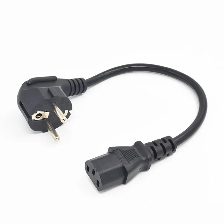 【Discount offer】Europe EU plug Germany, to IEC C13 Power Cord 0.2M /0 ...