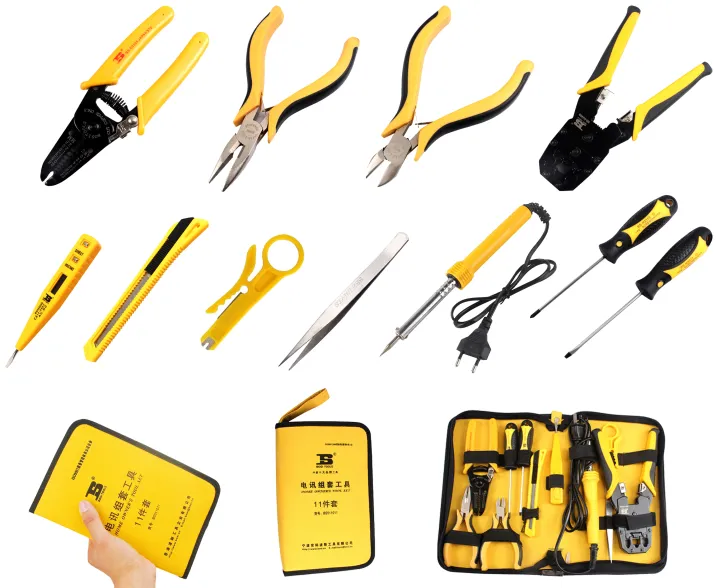 Telecommunication Tools Set 11 Pieces BOSI Tools | Daraz.com.np