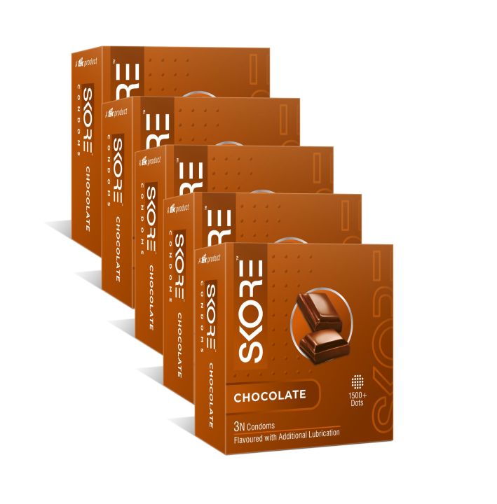 Skore Chocolate With 1500+Raised Dots 3S ( Pack of 5 ) | Daraz.com.np