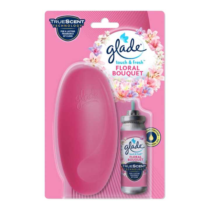 Glade Touch 'N' Fresh Holder & Floral Perfection Refill, 12 mL |Air ...