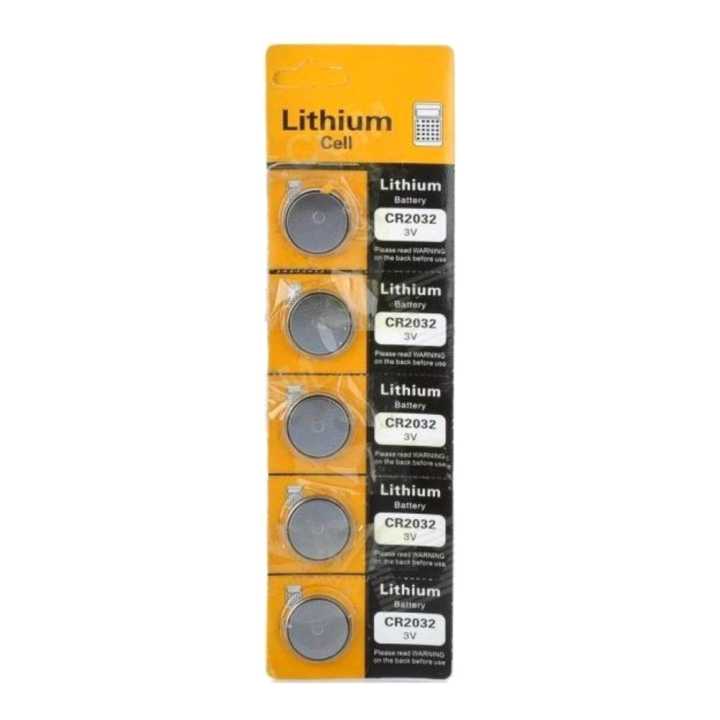 Pack Of 5 Selfie Remote Remote Shutter Battery 3V Lithium Cell (Cr2032 ...
