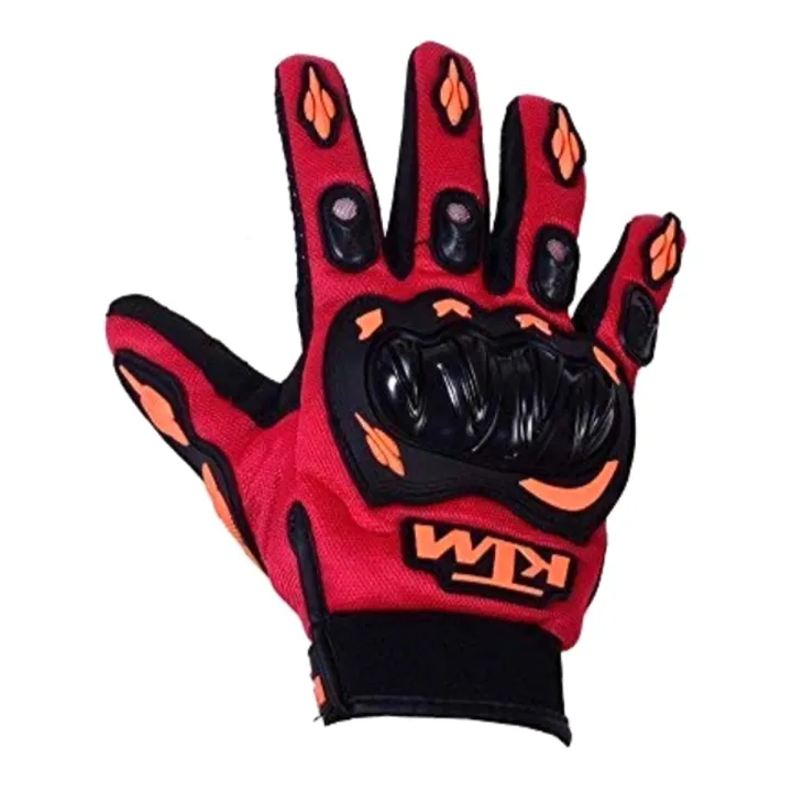 Red Color Lined Gloves For Bike Riding | Daraz.com.np