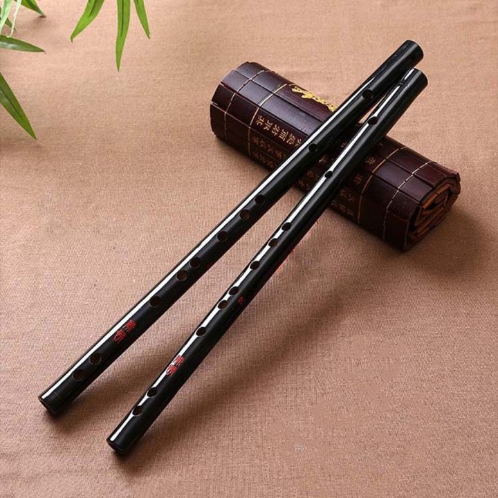 Chinese Traditional Black N1N Chen Qing Flute Cosplay Accessory Bamboo ...