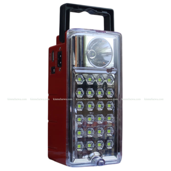 Rechargeable LED Emergency Work Light - Portable Lamp with 24x0.2W SMD ...