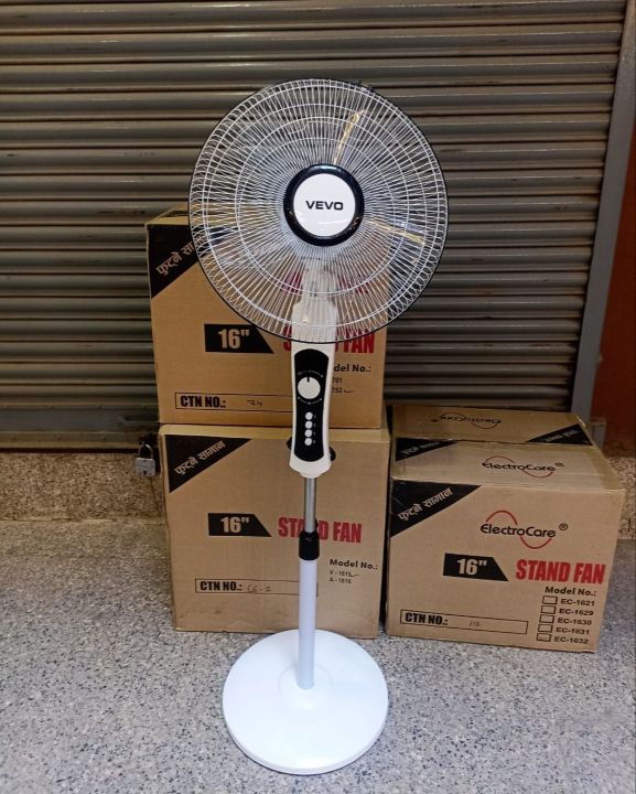 Wega/Vevo Stand Fan With Timer And Heavy Base | Daraz.com.np