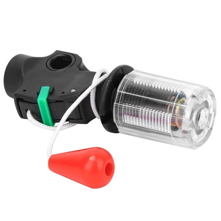 Durable Plastic Automatic Inflator Device Portable Black Life Jacket ...
