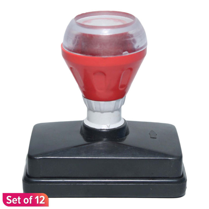 Automatic Rubber Imprint Printing Services Set Of 12 | Daraz.com.np