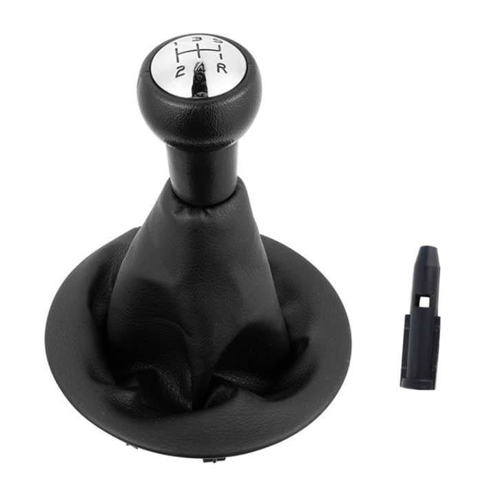 Spreeshop Car 5 Speed Gear Shift Knob Lever Stick Gaiter Boot Cover for ...