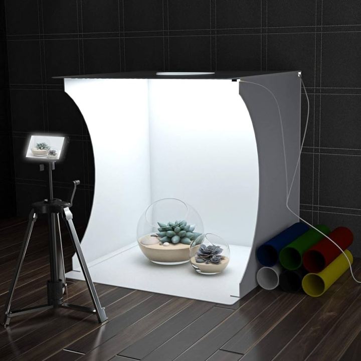 20 x 20cm Fold-Able Photo Mini Light Box Studio Tent Home Photography ...