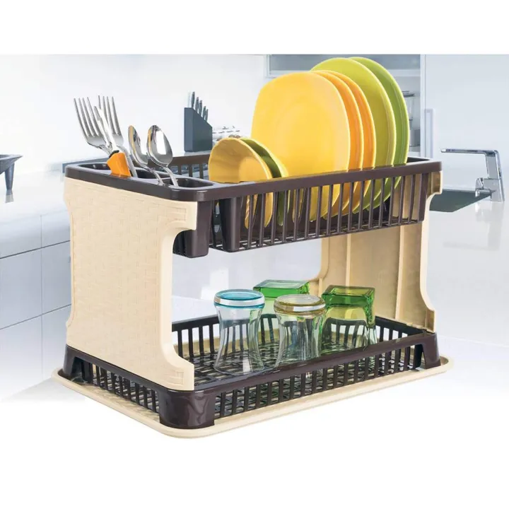 Kitchen Utensils Rack Organizer Plate and Cutlery Stand | Daraz.com.np